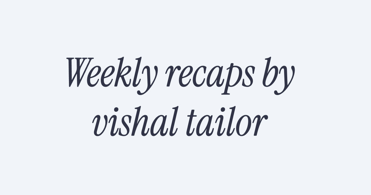 Recent Insights | Vishal Tailor